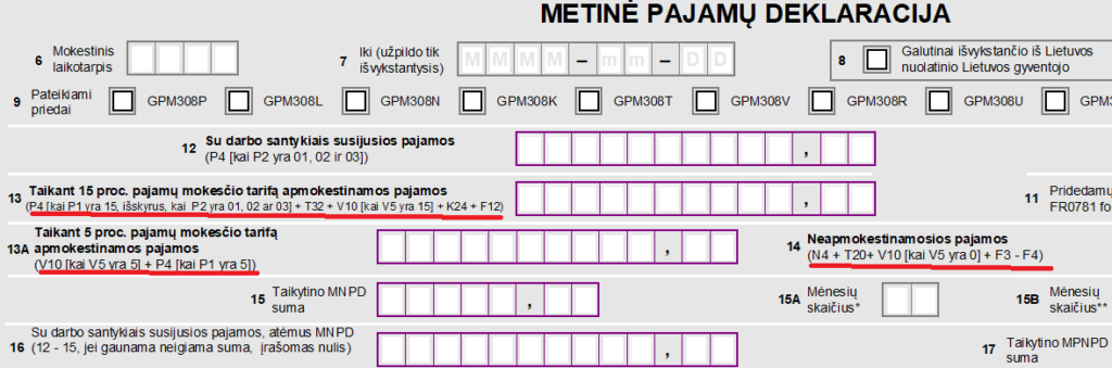 GPM311 už 2019 m. – pildymo apžvalga — COUNTLINE mokymai